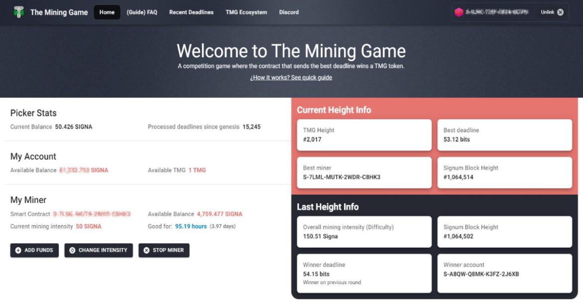 The Mining Game